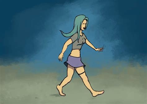 [oc] My First Walk Skip Cycle R Animation