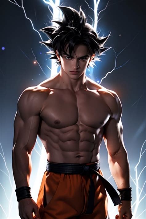 Son Goku Ultra Instinct Image Created By FLO Tensor Art