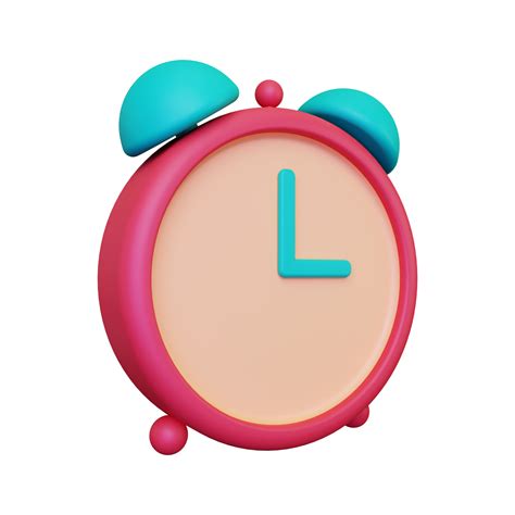 3d Alarm Clock Icon 10872671 Png
