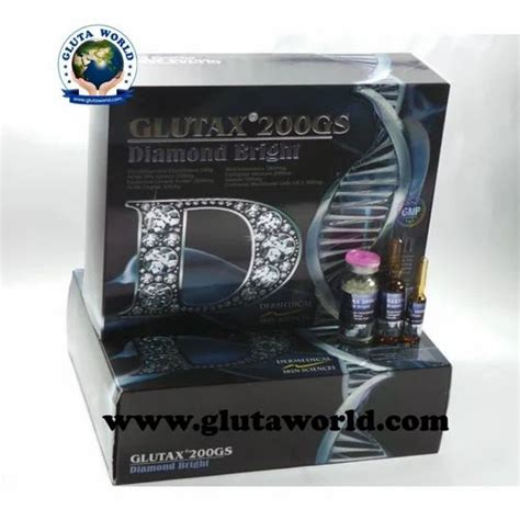 Glutax 200 Gs Diamond Bright Skin Whitening Glutathione Injection