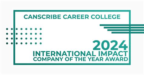 Canscribe Career College On Linkedin 2024 International Impact Company