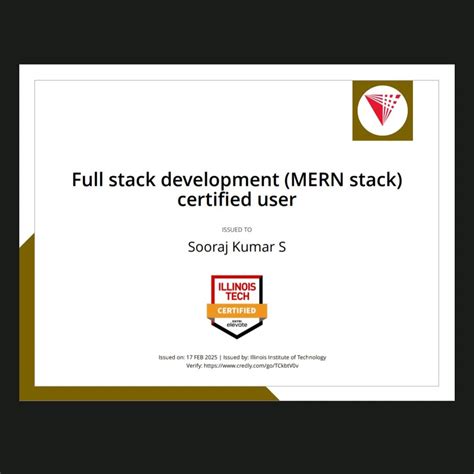 Keeplearning Mernstack Certifieddeveloper Webdevelopment Sooraj