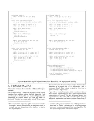 Aspect Oriented Programming PDF