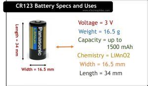 Know About CR123 Battery Equivalent, Features and Uses