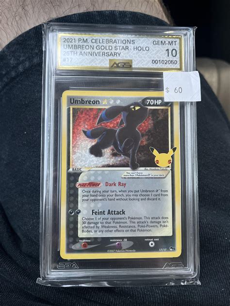 Ags Grade 10 Celebrations Umbreon Rpokeinvesting