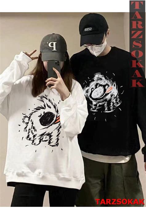 Tarzsokak 2 Li Harajuku Style Çift Sevgili Kombinleri Couple Clothing