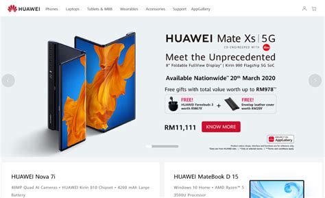 Huawei Mate Xs G Is Priced At RM In Malaysia Includes FreeBuds And Leather Cover As