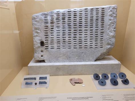 A Kleroterion Ancient Voting Machine In The Agora Museum Lolos Extreme Cross Country Rv Trips