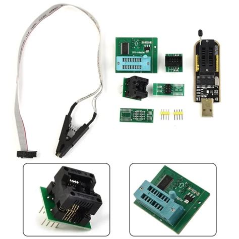 Clip Adapter Ch341a Usb Programmer Eeprom Bios Writer Flash Bios