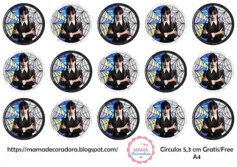 Mamá Decoradora Kit Imprimible Merlina Addams Printable Banner Gratis