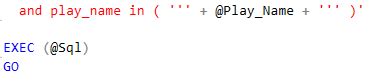 Nan S Blog SQL Passing Multiple Values Through One Parameter In A