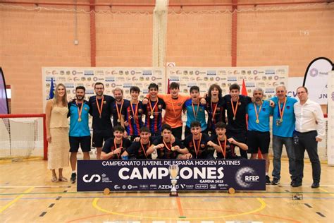 El Barcelona Se Proclama Campeón De España De Hockey Patines En Gandia Onc