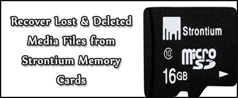 3 Working Methods To Recover Data From Strontium Memory Card