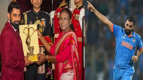 Mohammed Shami రాష్ట్ర‌ప‌తి చేతుల మీదుగా అర్జున అవార్డు క‌ల నెర