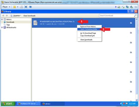 Damn Vulnerable Windows Xp Lesson 9 How To Setup The Pcmans Ftp