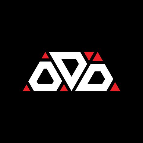 Odd Triangle Letter Logo Design With Triangle Shape Odd Triangle Logo