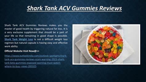 PPT Shark Tank ACV Gummies Reviews PowerPoint Presentation Free