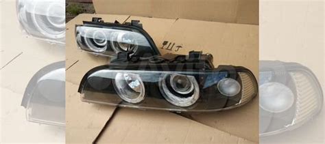 Новые фары BMW e39 голубые глаза к-кт 2шт купить в Санкт-Петербурге | Авито