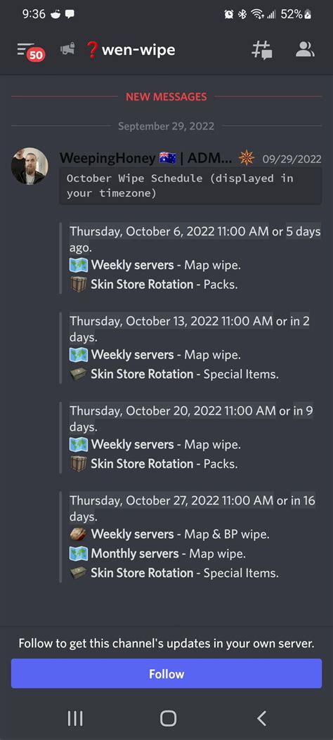 Does Anyone Know When Weekly Servers Are Going To Blueprint Wipe R
