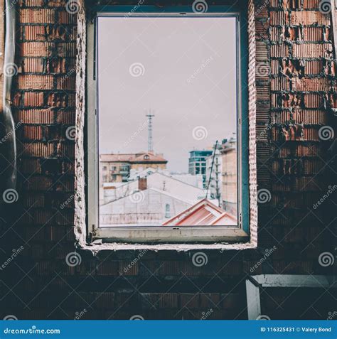 Old Broken Window Stock Image Image Of Ghost Abstract 116325431