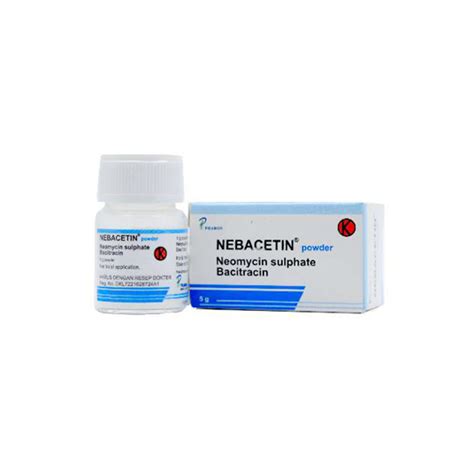 Nebacetin Powder 5 G Kegunaan Efek Samping Dosis Dan Aturan Pakai