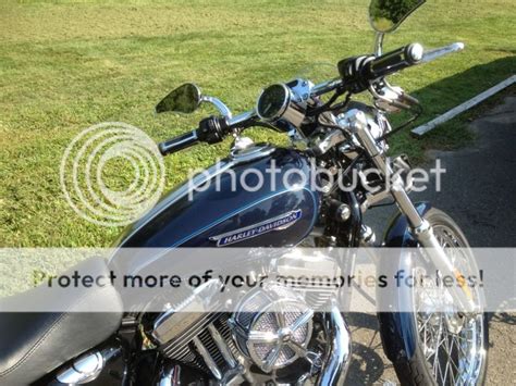 Drag Bars With Risers On A Sportster Harley Davidson Forums