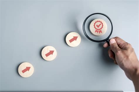 Premium Photo Step To Quality Standard Approved Assurance Or Qa And