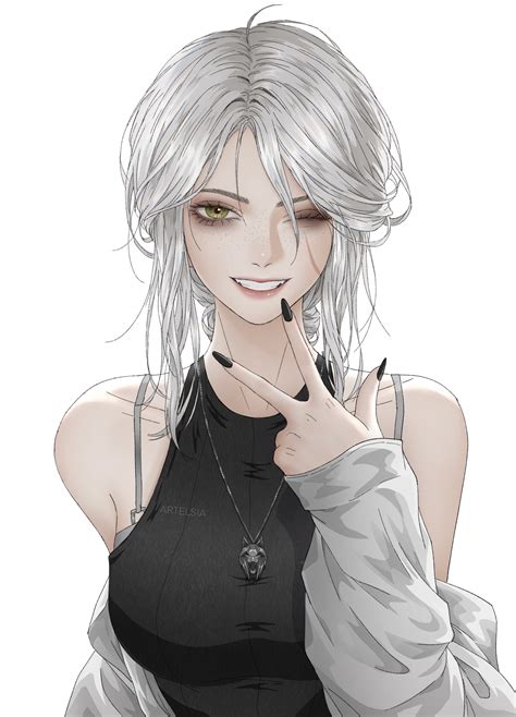 Ciri The Witcher And More Drawn By Artelsia Danbooru