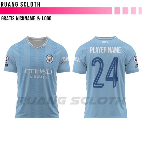 Jual Jersey Manchester City Home Terbaru 2023 2024 Gratis Pasang Nama