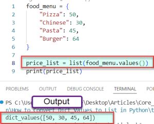 How To Convert Dict Values To List In Python