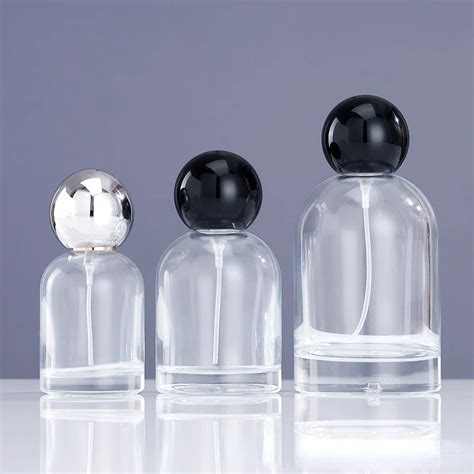 두꺼운 바닥 럭셔리 향수 병 대용량 스프레이 병 우아한 클립 타입 커버 라운드 스냅 뚜껑 리필 가능 30 Ml 50 Ml 100ml Aliexpress