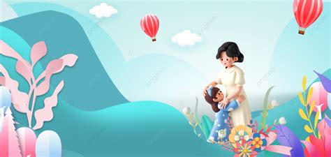 어머니의 날 어머니와 딸의 입체적인 신선한 배경 어버이날 어머니의 날 엄마와 딸 배경 일러스트 및 사진 무료 다운로드 Pngtree