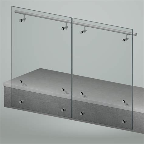 Glass Railing Windscreen Stairway Landmark Facade