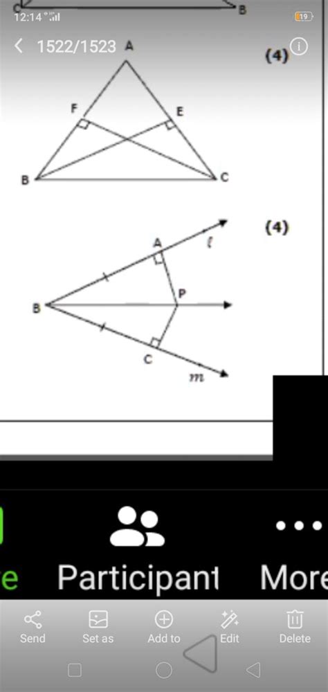 solved in the given figure it is given that pa bisects l pc bisects