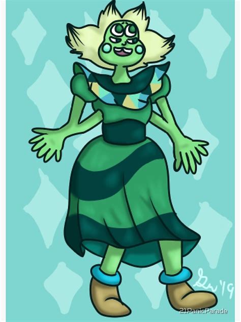 Poster « Jade Steven Universe Fan Art Par 21panicparade Redbubble