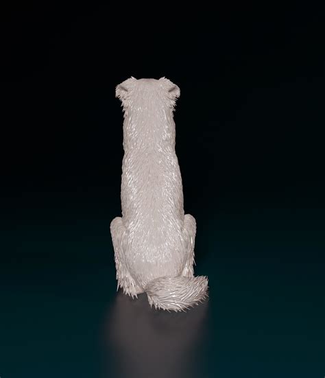 Stl File Aussie Sitting 🐕・3d Print Model To Download・cults
