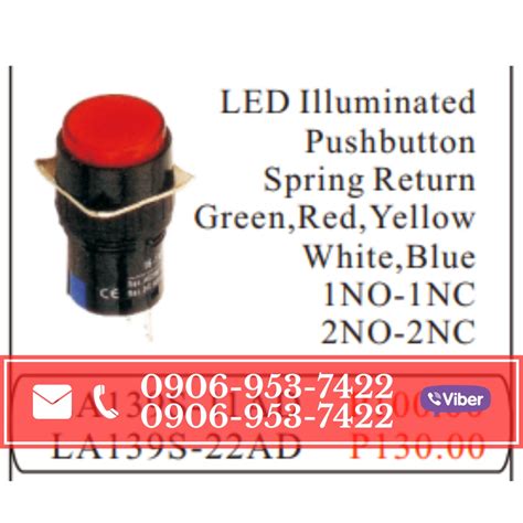 LED Illuminated Push Button Commercial Industrial Construction Building Materials On Carousell