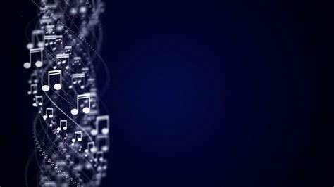 Musical Note Animation Rendering Background Stock Motion Graphics Sbv