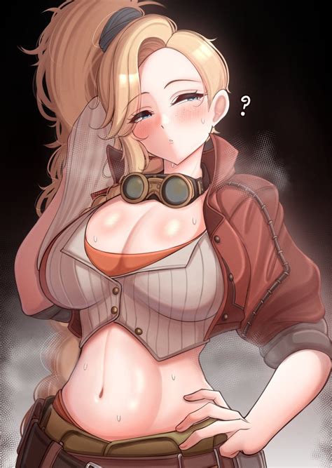 Rule 34 1girls Big Breasts Blonde Hair Blue Eyes Blush Blushing