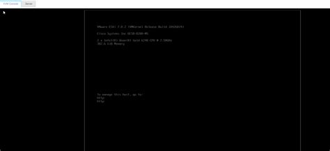 Esxi All Working But Can T View Kvm Page Cisco Community