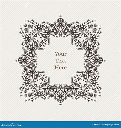 Border Gothic Ornament Decorative Vintage Elements For Design Vector Image Cartoondealer Border Gothic Ornament Decorative Vintage Elements For Design Vector Image Cartoondealer