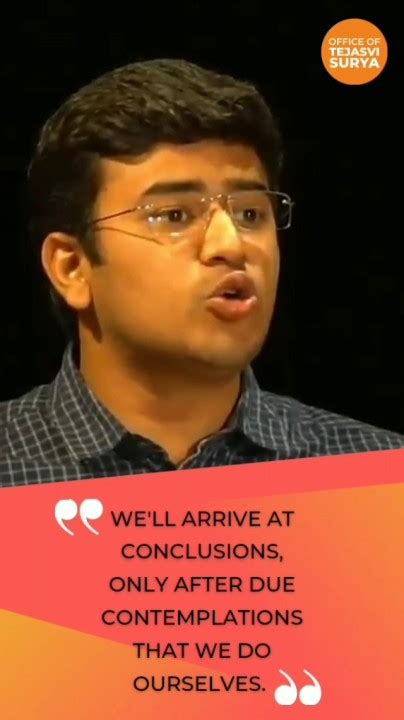 Tejasvi Surya Posted On Linkedin