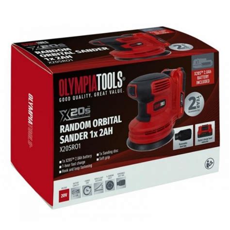 Olympia Tools X S Random Orbital Sander V With X Ah Battery
