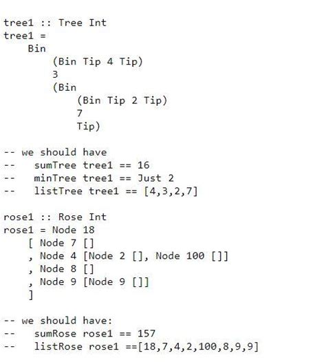 Program In Haskell For Each Of The Following