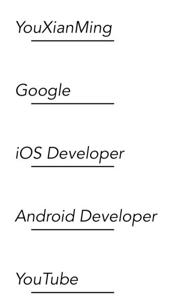 GitHub YouXianMing Animations The Animation Collection