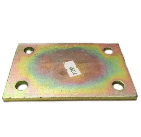 Plaquette Dassemblage 4 Trous Pour Tube Largeur 80x40 Mm