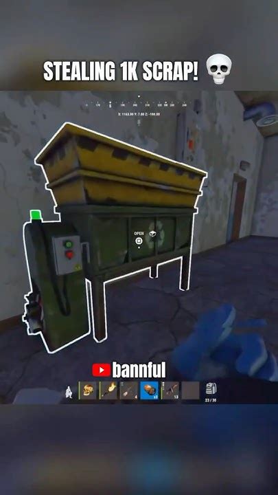 They Had Over 1000 Scrap 💀 Rust Rustconsole Rustshorts Rustpvp