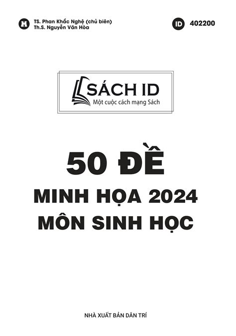 50 Đề Minh Họa 2024 Môn Sinh Học Pdf Tờ Khai Y Tế