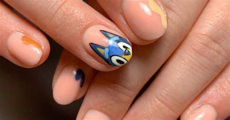18 Bluey Nail Designs Because You Love The Heelers Just As Much As Your