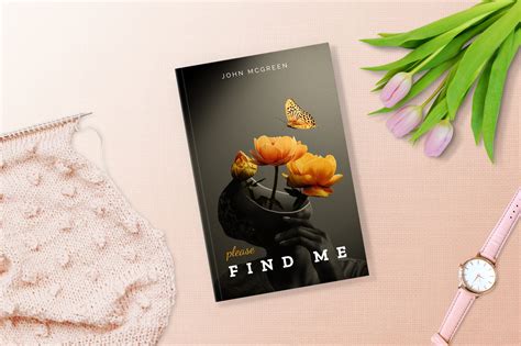 Girly Book Cover Mockup Mediamodifier